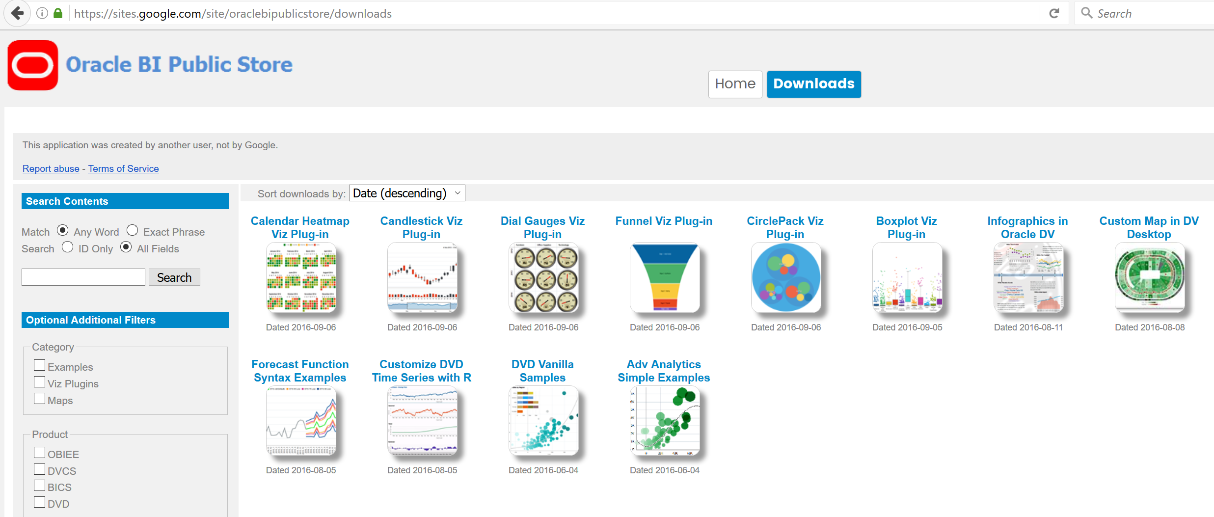 Oracle DV Desktop V2 Plugins - Beyond Systems Limited